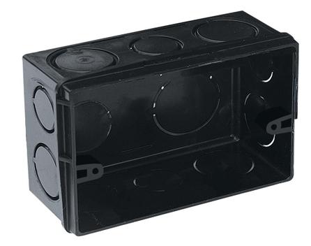 Caixa de Luz 4x2 Embutir Preta - Akato - Caixa de Luz - Magazine Luiza