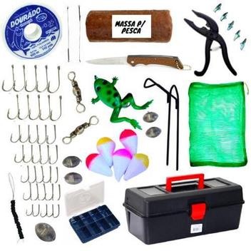 Caixa De Pesca Com Material De Pescaria Completa - Sekyped - Caixa de ...