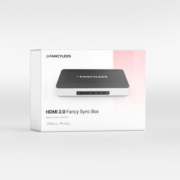Caixa de sincronização Ambient TV Backlight Fancy Fancyleds HDMI 2.0 ...