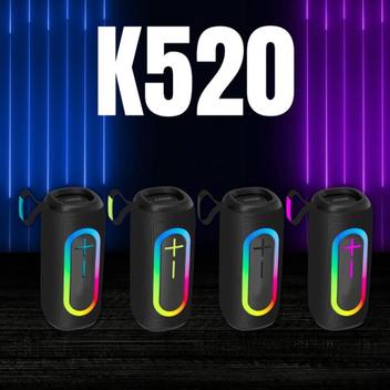 Caixa De Som 40W Bluetooth Resistente a água IPX6 Bateria Até10 Horas Kimaster K520 - Caixas de ...