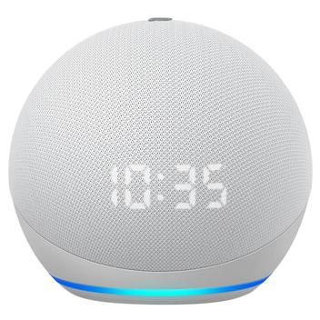 Caixa de Som Amazon Echo Dot 5 Geração - Alexa - Relógio - Bluetooth ...