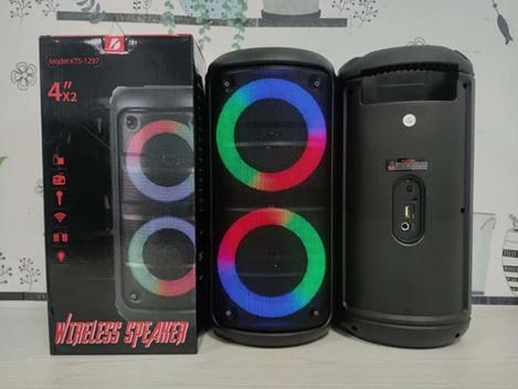 Caixa De Som Bluetooth Amplificada 200w Kts 1297 Portátil Led Bivolt Grande potente - Caixa ...