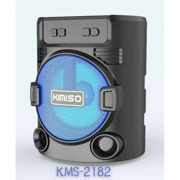 Caixa de som bluetooth com led e suporte para celular kimiso kms-2182 ...