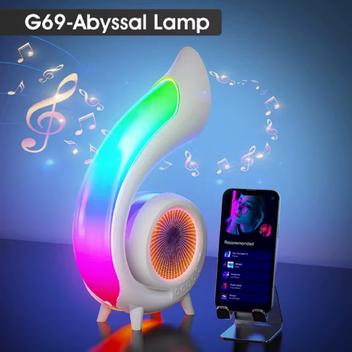 Caixa de Som Bluetooth G69 e G69 Pro Night Light Speaker Com Led RGB Despertador - Deep Rox ...