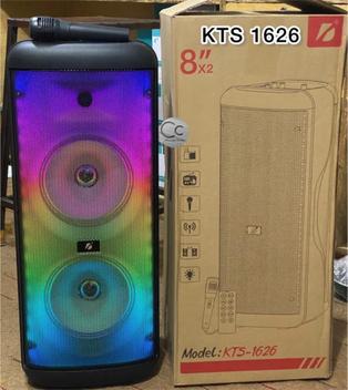Caixa de Som Bluetooth KTS-1626 50W RMS com Microfone LEDS RGB e Rádio FM - Caixa de Som ...