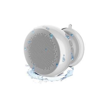 Caixa de Som Bluetooth para Chuveiro Resistente à Água iLuv AudShwrWht ...