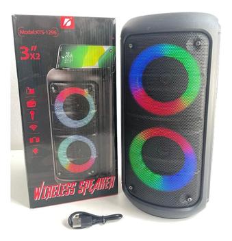 Caixa De Som Bluetooth Portatil Com Leds Kts-1296 Kts - Caixa de Som ...