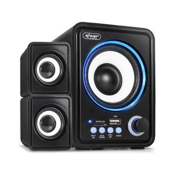 Caixa De Som Bluetooth Subwoofer Knup Usb P2 - Mini System - Magazine Luiza