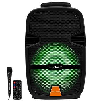 Caixa de Som Megastar SPA122BTK 12" 20.000 Watts P.M.P.O /USB e Radio ...