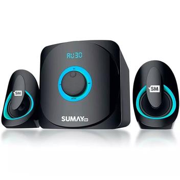 Caixa de Som Multimídia 2.1 42W Bluetooth Sumay SM-CS3313B - Caixa de ...