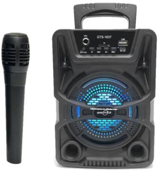 Caixa De Som Portátil Bluetooth Fm Cartão C/ Microfone 5W - GTS - Caixa ...