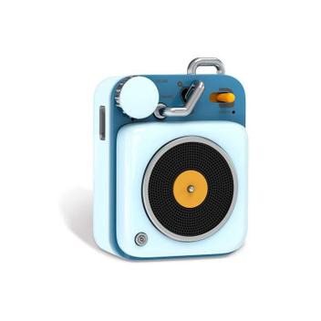 Caixa De Som Portátil Muzen Mini Button Azul - Vila Brasil - Caixa de ...