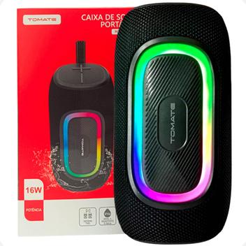 Caixa de som portátil sistema TWS 16W potência resistente à água IPX6 ...