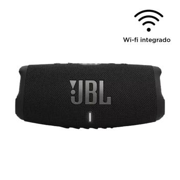 Caixa de Som Porttil Charge 5 WiFi Bluetooth 30W Preta JBL - Caixa de ...