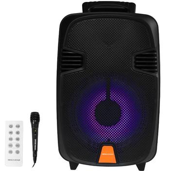 Caixa Karaoke Megastar SPA080BTC 8" 12.000 Watts P.M.P.O com Bluetooth ...