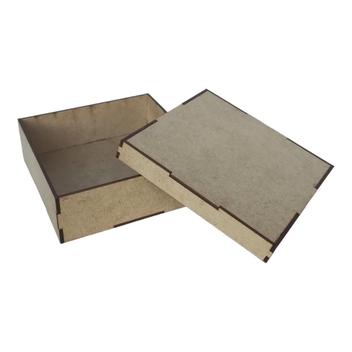Caixa Mdf Com Tampa 15X15X5 Cm - Doce Arte - Peças de MDF - Magazine Luiza