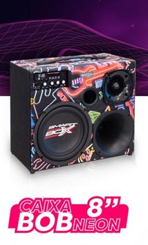 Caixa mini bob neon 8polegadas bivolts 110/220 - boog - Caixas de Som ...