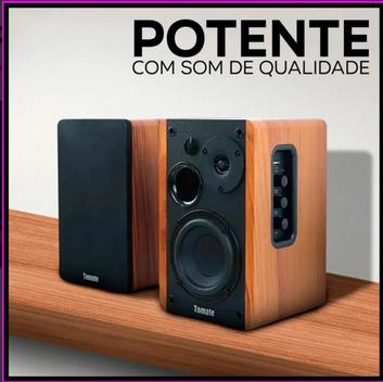 Caixa Monitor Referência Ativo Tomate Mst 2026 Bluetooth 100w Multimídia Home Studio - Caixa ...