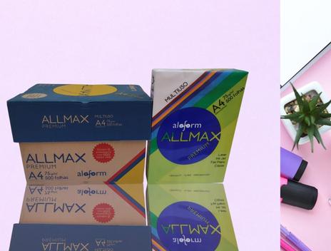 CAIXA PAPEL SULFITE A4 75g/m2 ALLMAX PREMIUM BRANCO 210X297 RESMAS 500 FOLHAS CX C/ 5 PCT ...