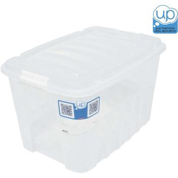 Caixa Plastica Multiuso GRAN BOX ALTA Incolor 19,8L - Plasutil - Caixa ...
