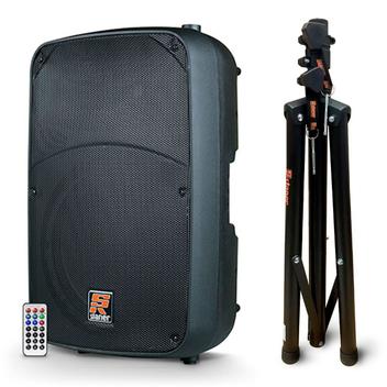 Caixa Som Staner Sr315a Ativa Bi Amplificada 300w c/ Tripé - Caixas de ...