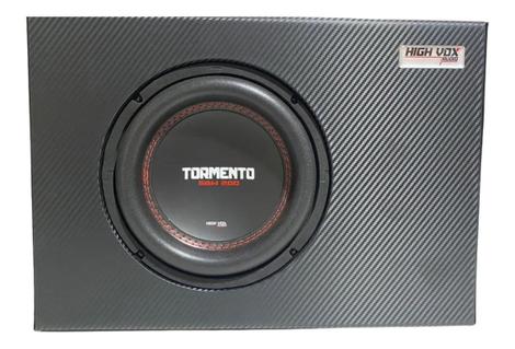 Caixa Sub Grave Tormento Alto Falante 200 Wrms - 8 Pol reta - Subwoofer ...