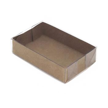 Caixa Transparente de Acetato Kraft - Ref.CH-10 - 12X8X3 - 20 unidades ...