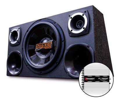 Caixa Trio Completa Dupla Spyder 12 Polegadas Taramps Tl1500 - OESTESOM ...
