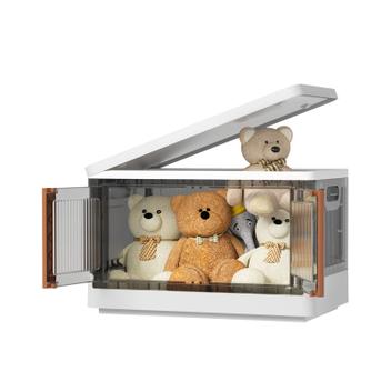 Caixas de Armazenamento HAIXIN Dobráveis e Empilháveis (32L) - Pacote com Tampas - Organizadores ...