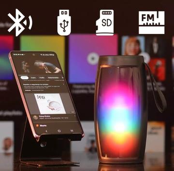 Caixinha de Som Bluetooth Potente, Recarregável, Som Alto, Pequena ...