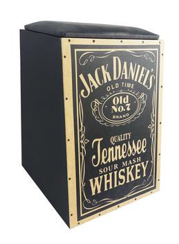 Cajon Jaguar K2 Pro Eletro Acústico Inclinado modelo Jack Daniels - Jaguar Percussion - Cajon ...
