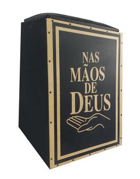 Cajon Jaguar K2 Pro Eletro Acústico Inclinado modelo Mão de Deus - Jaguar Percussion - Cajon ...