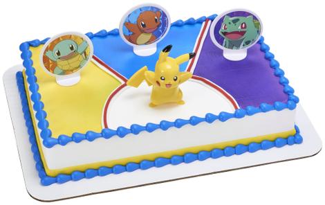 Cake Topper DecoSet Pokémon Light Up Pikachu com 3 bonecos - DecoPac ...