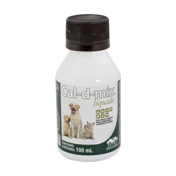 Cal-D-Mix Vetnil Uso Veterinário com 100ml - Cal-D Vet - Vitaminas e ...