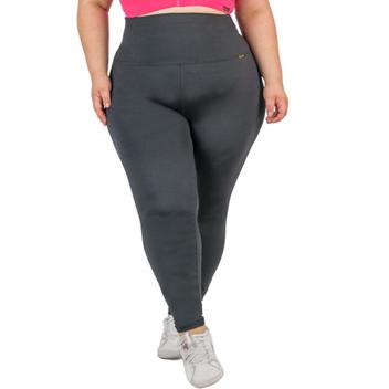 Calça Feminina Legging Fitness Modeladora Cós Alto Plus Size Catwalk ...