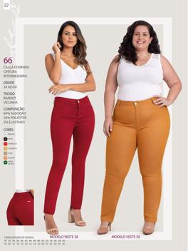 Calça Jeans feminina - Muito Mais Jeans - Calça Plus Size Feminina ...