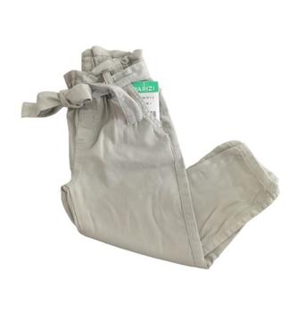 Calça Jeans Sarja Infantil Jogger Cargo Paperbag Menina Menino - Parizi ...