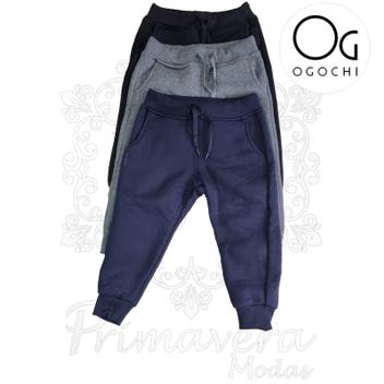 Calça Juvenil Ogochi Essencial Jogger de Moletom 10 aos 18 - Ogochi ...