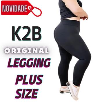 Calça Legging K2b Plus Size G1 G2 G3 Cós Alto Lançamento - Calça ...