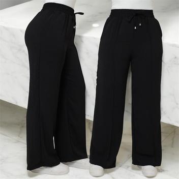 Calça Pantalona Feminina Casual Duna Cintura Alta - COMART - Calça ...