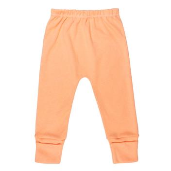 Calça para bebê suedine salmão com pé reversível - Era Uma Vez - Calça ...