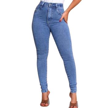 Calça Power Lycra Skinny Jeans Feminina Premium Moda Gringa - Love ...