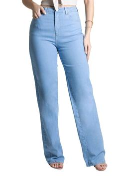 Calça Sawary Jeans Wide Leg - 278156 Azul - Calça Jeans Feminina ...