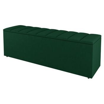 Calçadeira Baú King Size Cora 190cm Suede Verde - Desk Design ...