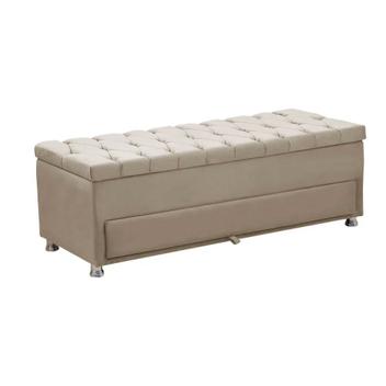 Calçadeira Sapateira Baú Munique 140cm de Largura Veludo VS Decor ...