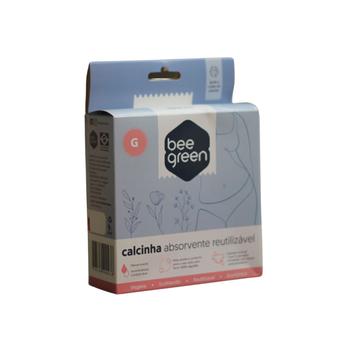 Calcinha Absorvente Reutilizável Fluxo Menstrual Bee Green - Absorvente ...