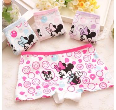 Calcinha Box Boxer INFANTIL (Cotton 100% Algodão) Chorinho 2a10 Anos ...