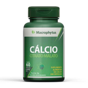 Cálcio Citrato Malato 60 cápsulas - Macrophytus - Cálcio - Magazine Luiza