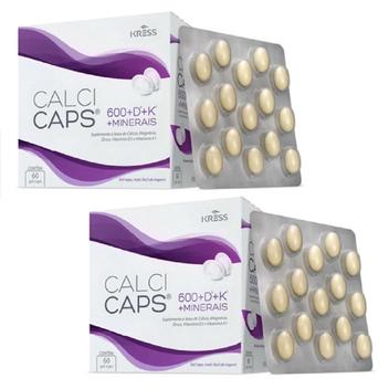 Cálcio Mdk Calcicaps 2X60 Cap Cálcio Potássio Ossos Fortes - Kress ...