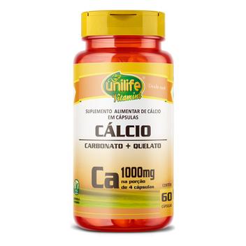 CÁLCIO QUELATO CA - 60 Cápsulas 850mg UNILIFE - Cálcio - Magazine Luiza
